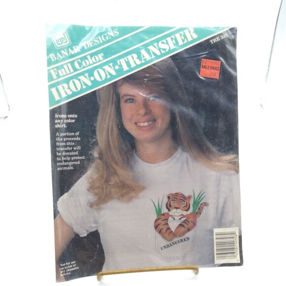 Banar Designs | Office | Vintage Full Color Iron On Transfer Endangered ...